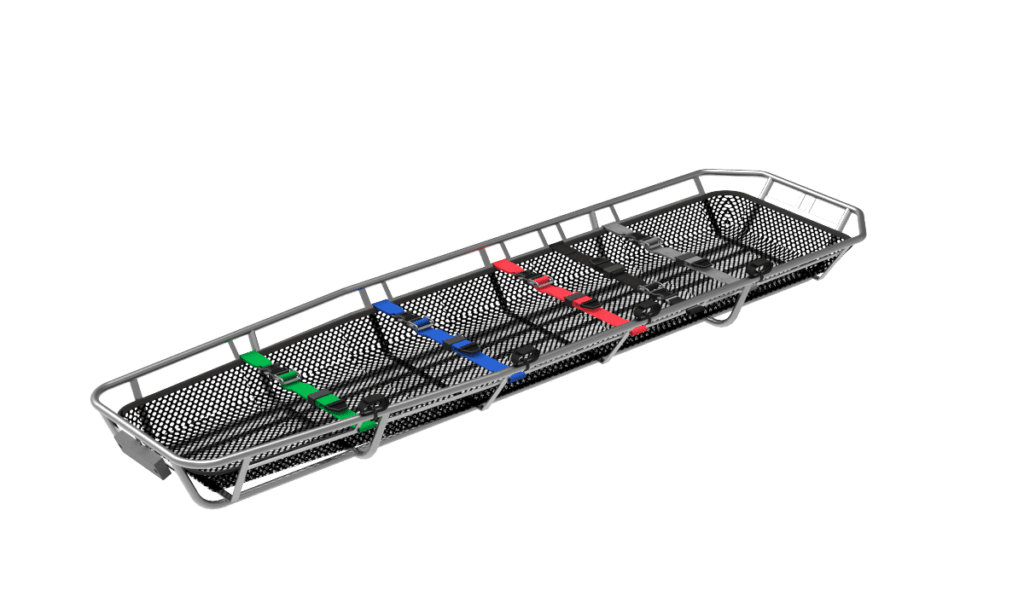 404 Medevac II Rigid Litter, Stainless Steel - Lifesaving Systems