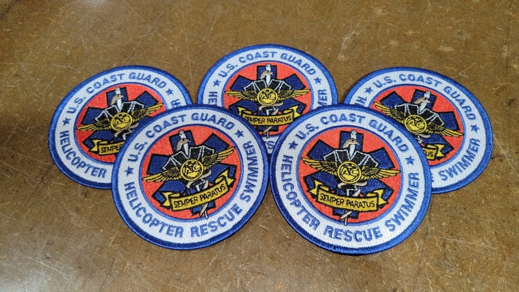 USCG Rescue Swimmer Patch – Five Pack - Lifesaving Systems